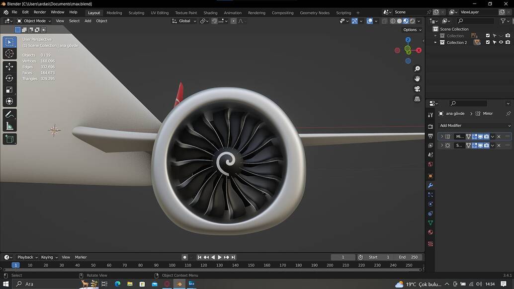 B737-8/9Max 3D Model/Render - Apron - SimülasyonPark - Simülasyon ...