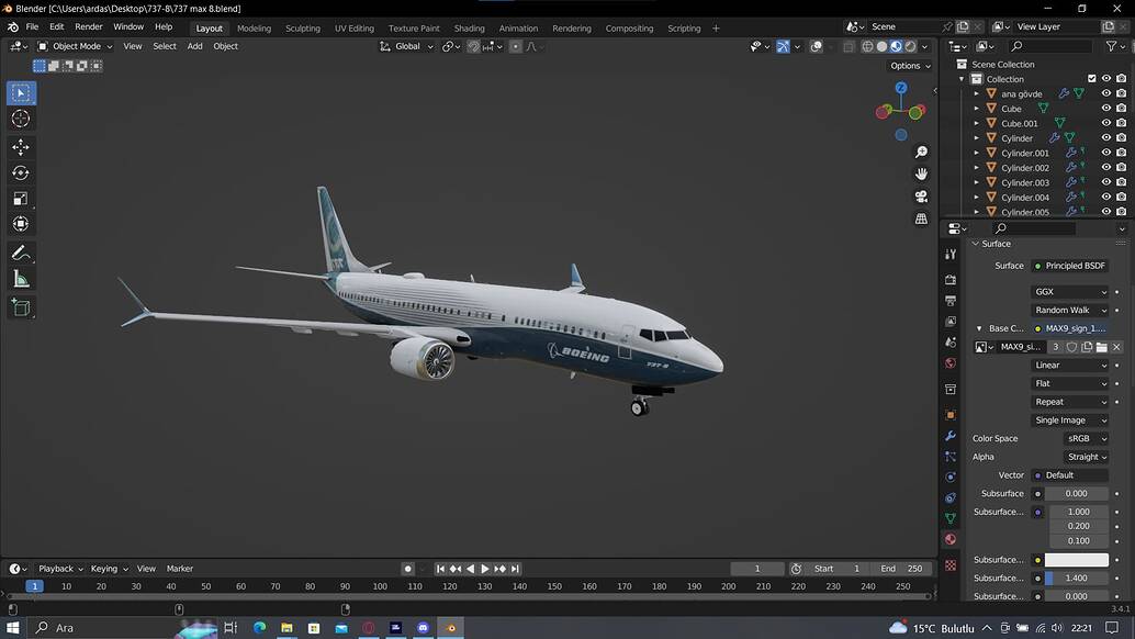 B737-8/9Max 3D Model/Render - Apron - SimülasyonPark - Simülasyon ...