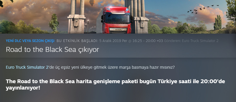 ETS 2 - Türkiye Trakya "Road to the Black Sea DLC" [Ana Konu] - 137. Sayfa - Euro Truck ...