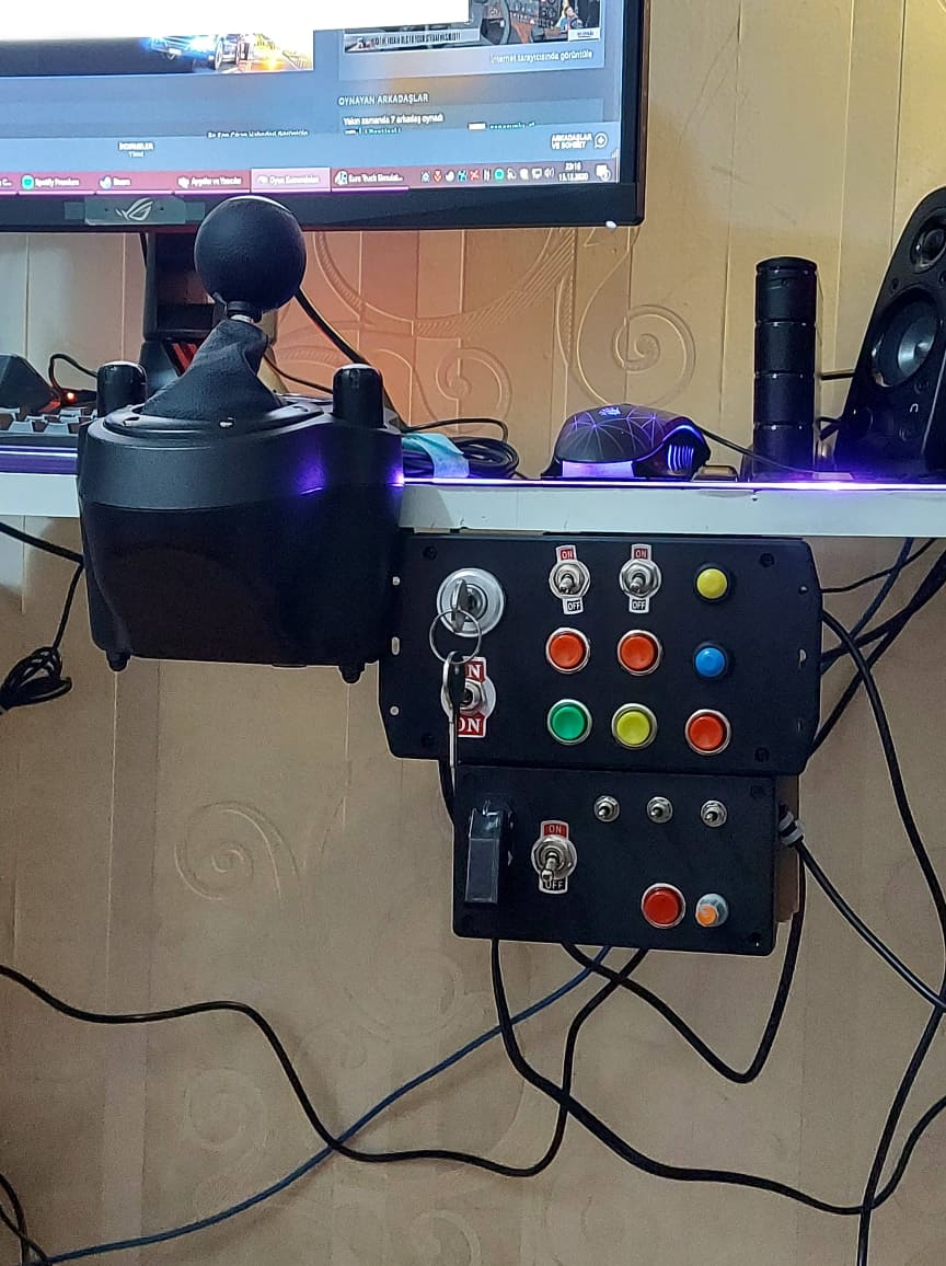 ETS2 - ATS Button Box (Kontaklı) + G29 Shıfter MOD - Kendin Yap ...